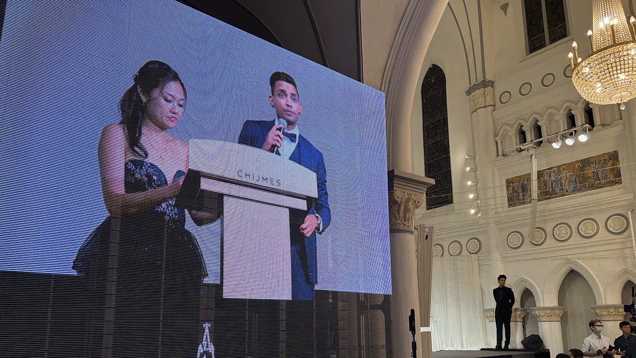 Live Feed at CHIJMES Hall - Eaglelastic Weddings